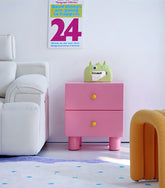 Pop Color Wood Nightstand