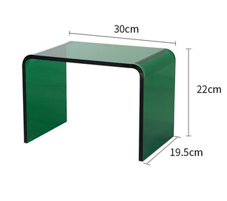 Acrylic Stool Chair Ottoman