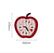 Whimsy Apple Shaped Clock