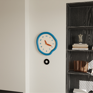 Asymmetrical Drip Clock