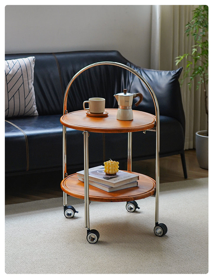 Folding Mobile Side Table