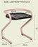 Stylish 2 Tone Color Stool Dining Chair